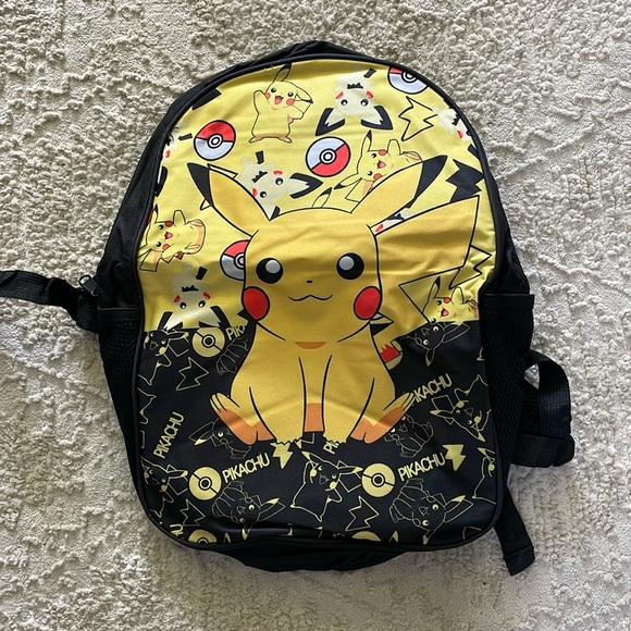 Pokemon | Bags | Pokmon Pikachu Canvas Backpack New | Poshmark
